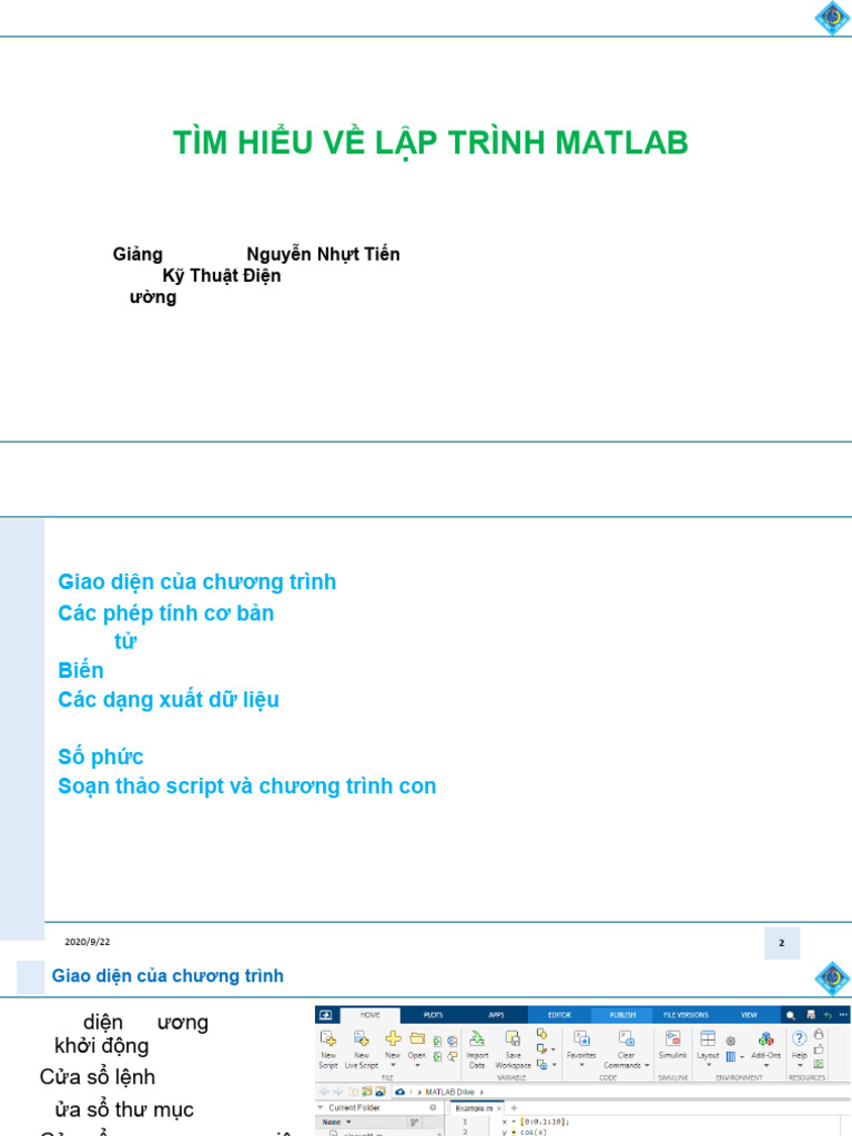 Tìm Hiểu Về Lập Trình Matlab | PDF