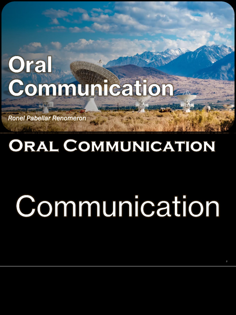 Lesson 1 Elements of Communication | PDF