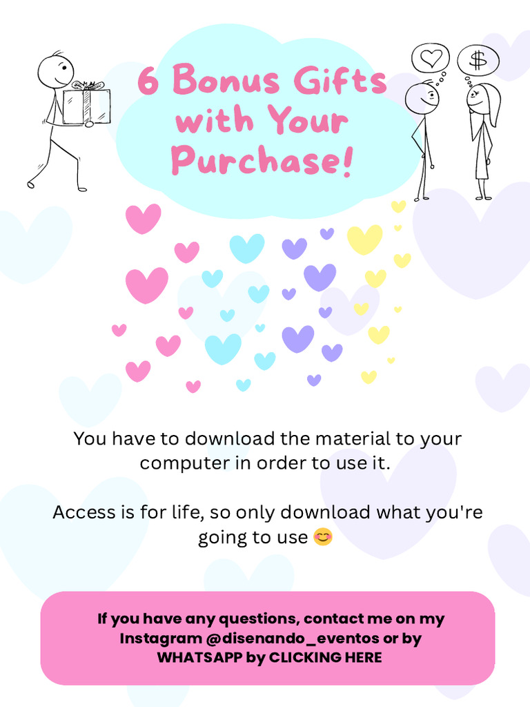 6 Free Bonus Gifts with Purchase | PDF | Microsoft Power Point | Software