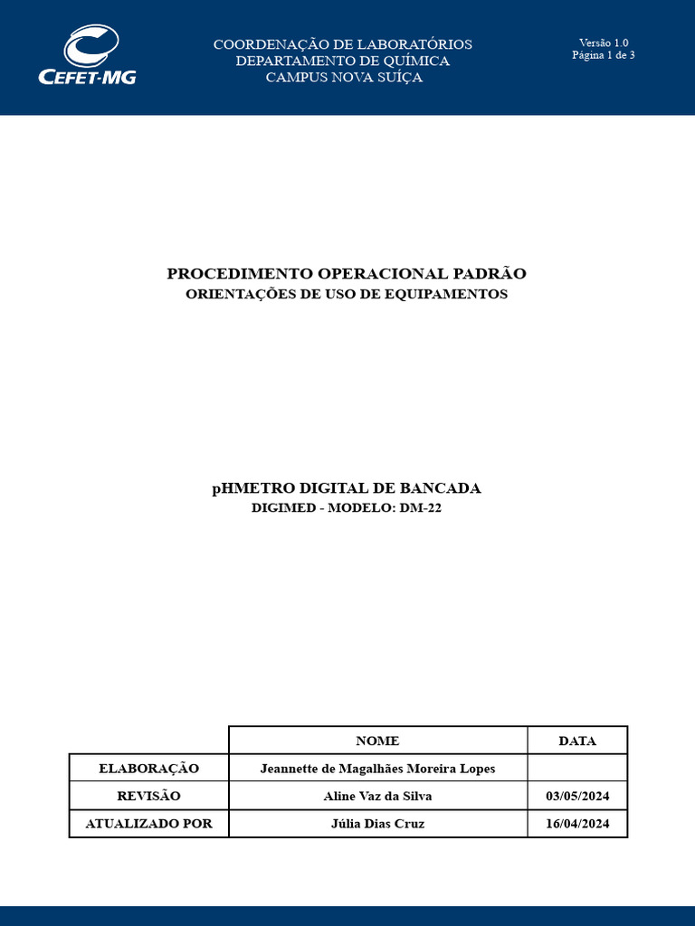 Phmetro Digimed Dm 22 | PDF | Ph | Calibração