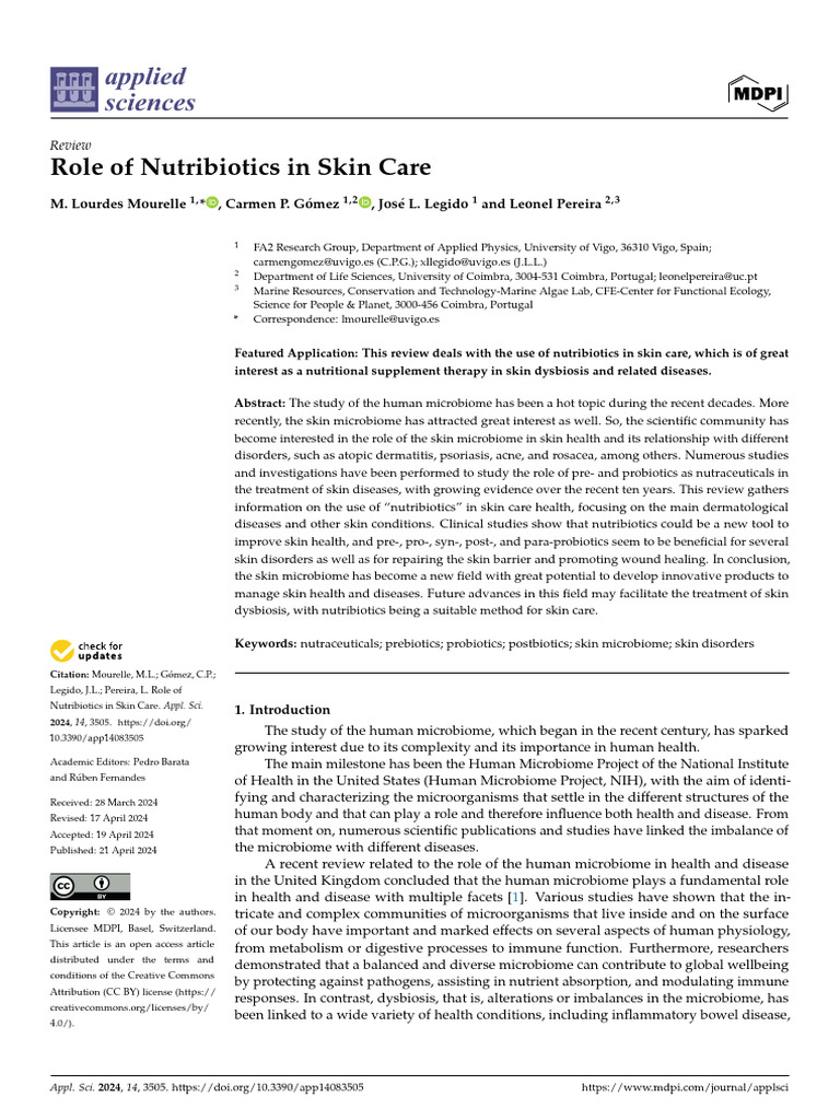 Dinh Dư NG | PDF | Probiotic | Epidermis
