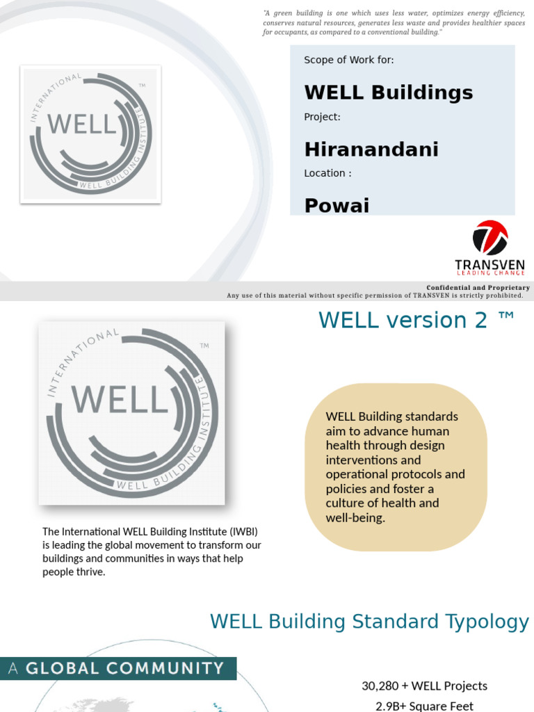 WELL Building Standard Overview | PDF | Ventilation (Architecture)