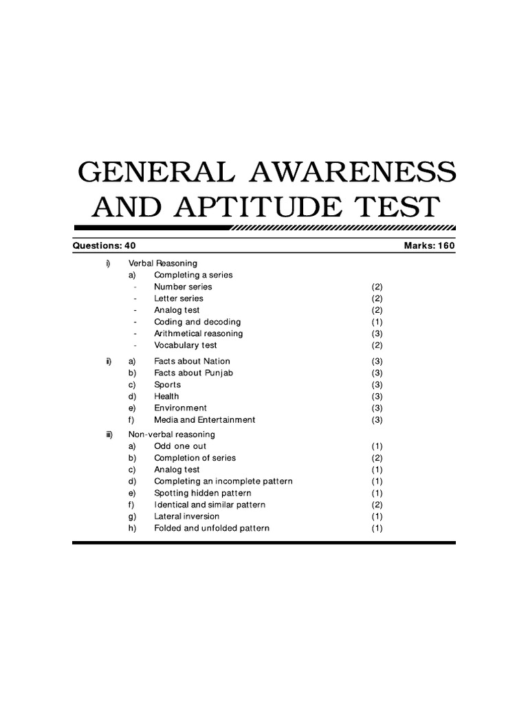 Aptitude | PDF