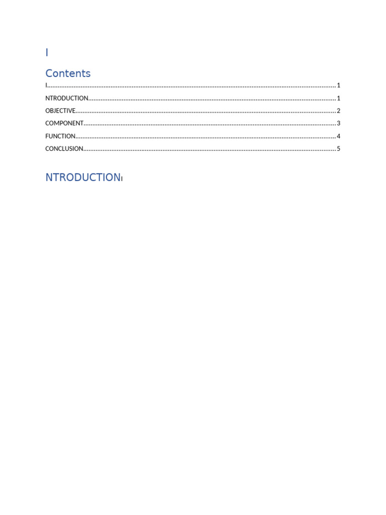 Table of Content 1 | PDF