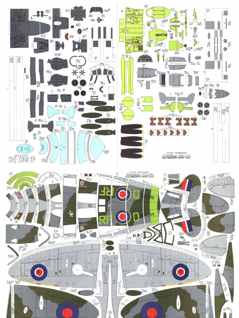 Messerschmitt y Spitfire | PDF