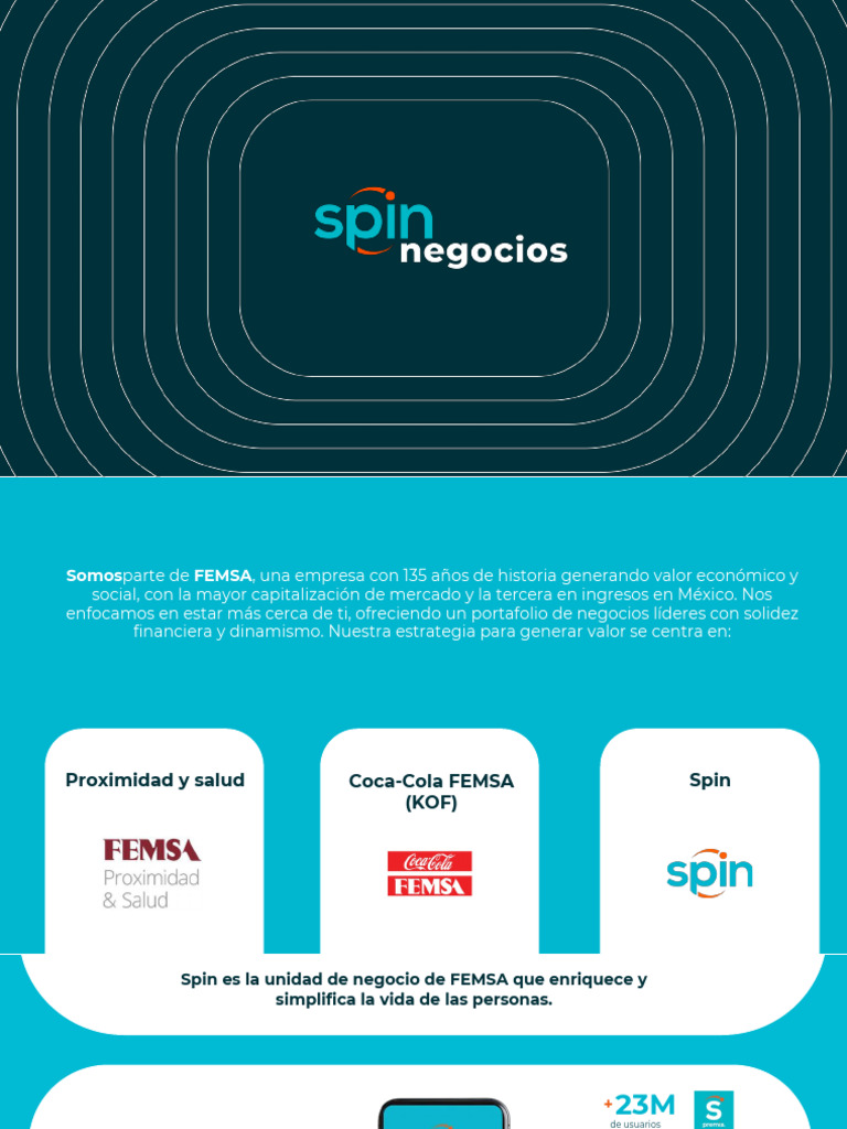 Presentacion SPIN | PDF | Aplicación movil