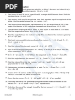 11 Physics Imp ch4 Numerical | PDF | Acceleration | Speed