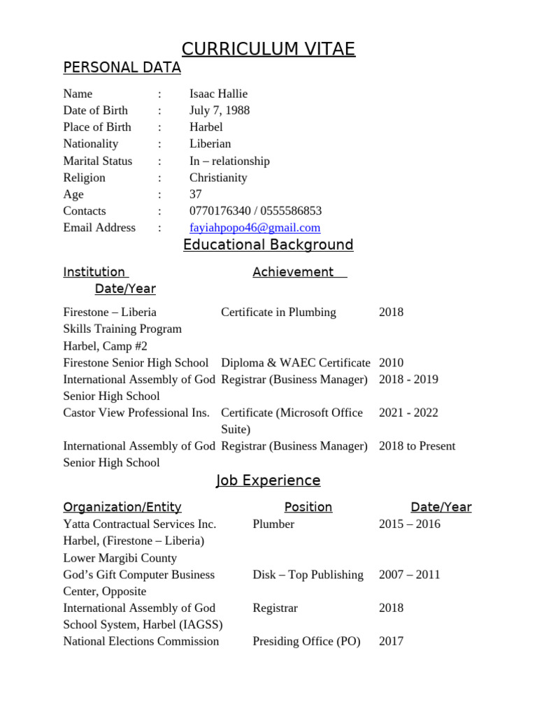 Mine Resume | PDF