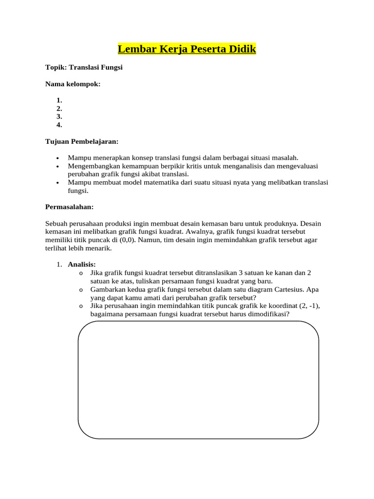 LKPD 1 Modul 2 | PDF