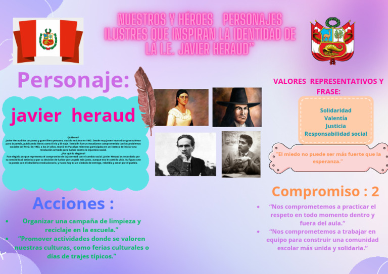 Purple Gradient Page Border A3 Landscape | PDF