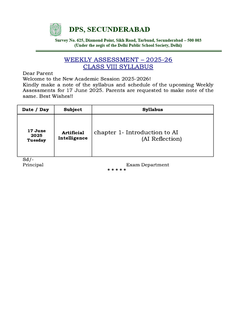 CL 8 Syllabus of WT (17 June 2025) | PDF