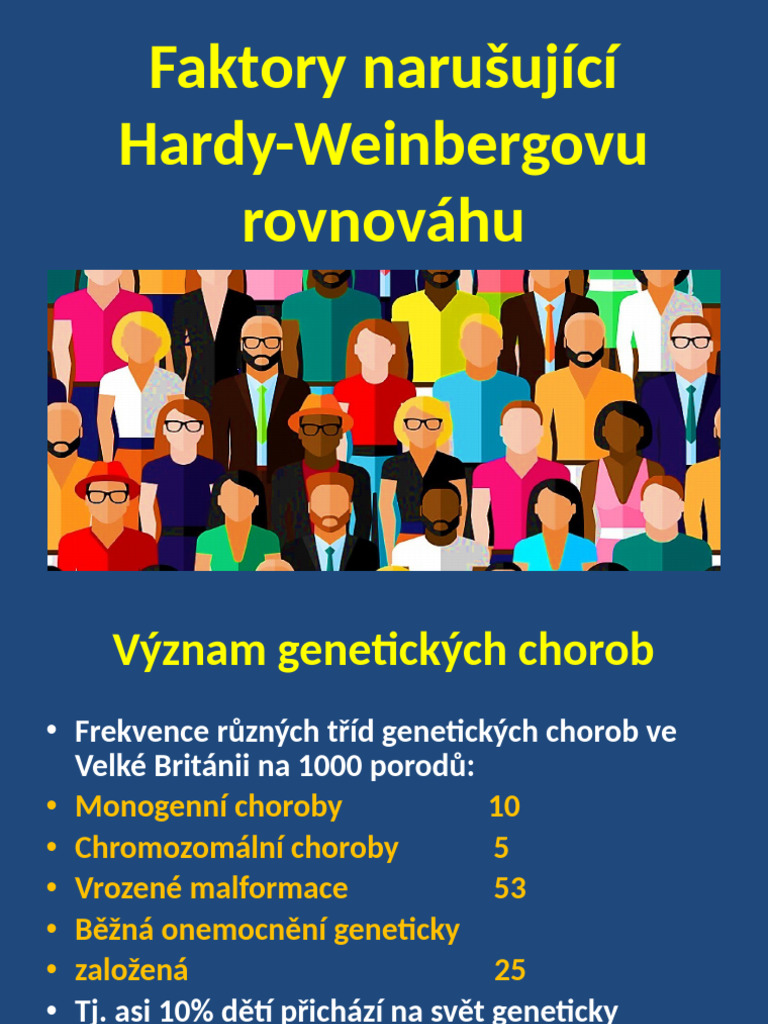 1-Faktory Narušující Hardy-Weinbergovu Rovnováhu - Kopie | PDF
