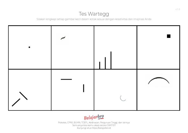 Tes Wartegg - BelajarbroID v1.0 | PDF