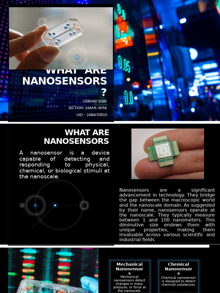 Understanding Nanosensors and Their Types | PDF | Monitoring (Medicine ...