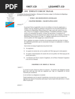 Code du Travail en RDC 2024 | PDF | Loi | Business