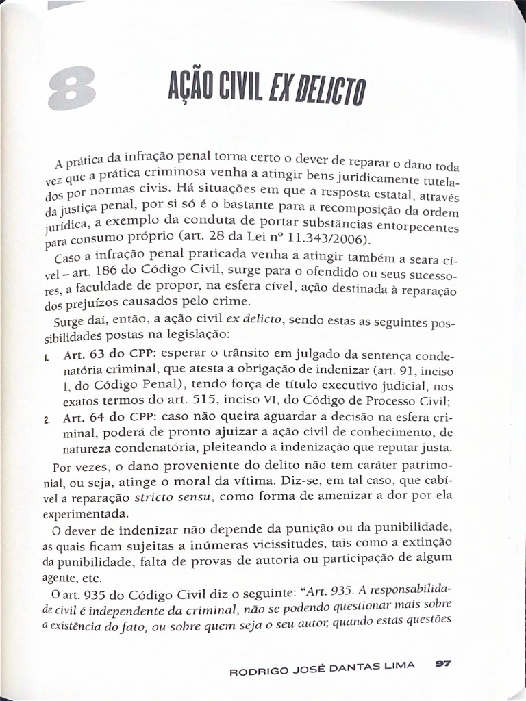 Ação Civil Ex Delicto | PDF