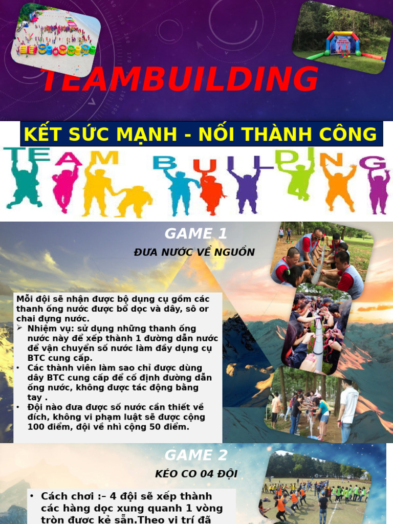 Danh Sách Game Team Building | PDF