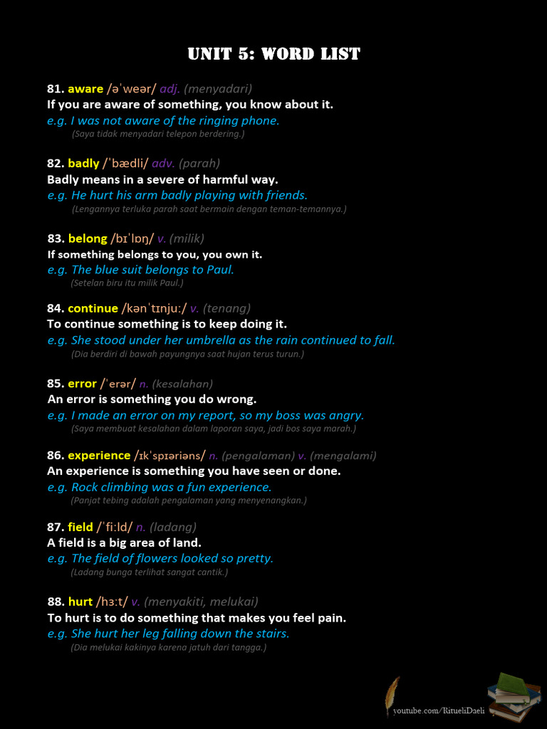 600 Essential English Words 5 | PDF