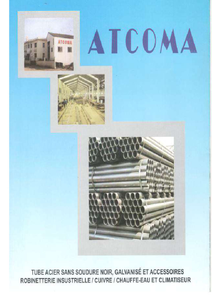 FT Tube Acier Noir Atcoma | PDF