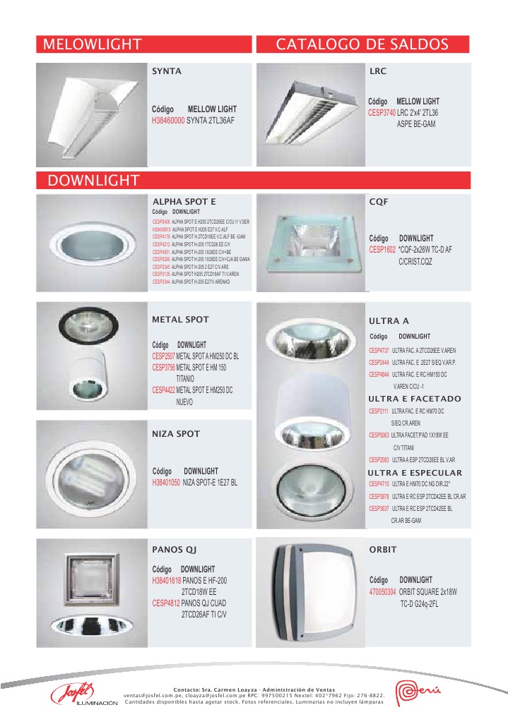 Catalogo de Luminarias | PDF