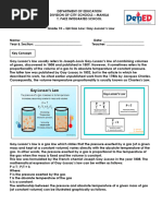 Gas Laws - Problem Exercises | PDF | Gases | Celsius