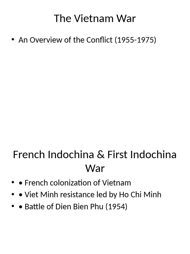Vietnam War Overview and Impact | PDF