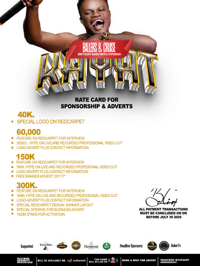 Kayat Rate Card | PDF