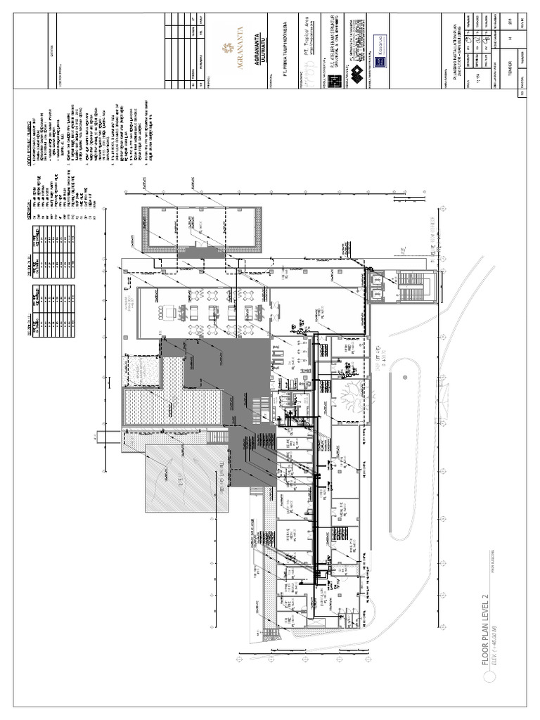 325 - h-203 Plumbing Installation Plan 2nd Floor - Main Building | PDF