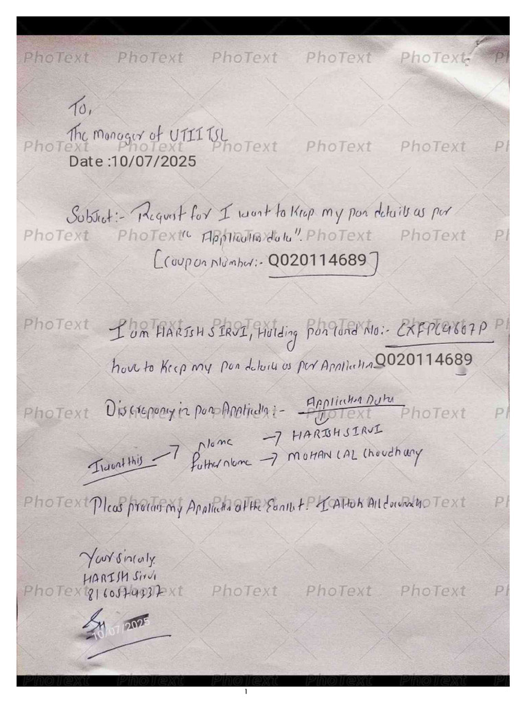 Clearing Letter | PDF