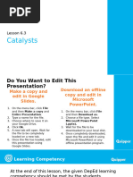 Catalysts Guide For KS3 Chemistry Students - BBC Bitesize | PDF ...