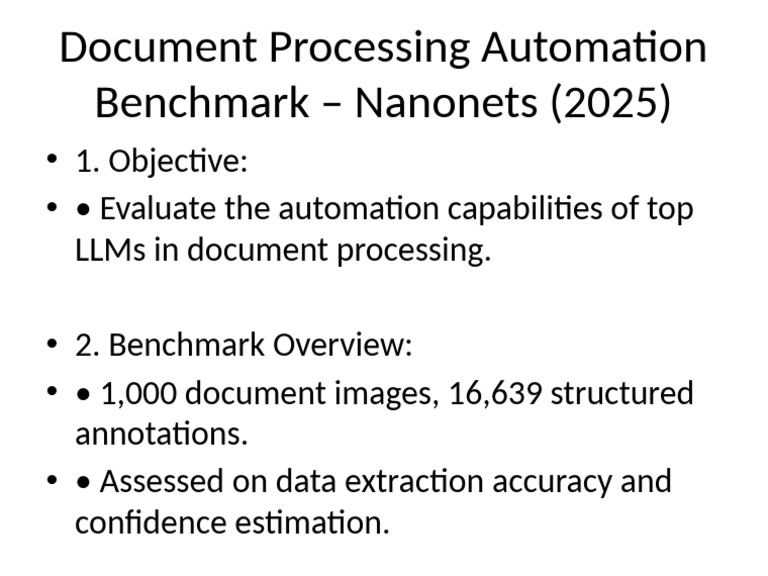 Nanonets Automation Benchmark 2025 | PDF