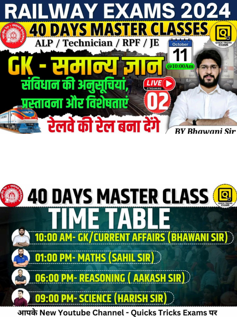10 Am GK Master Class 11 Oct | PDF