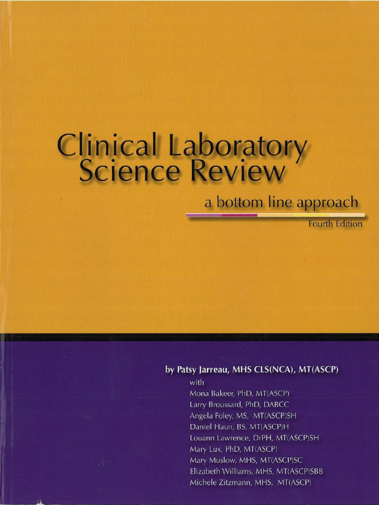 Clinical Laboratory Science Review A Bottom Line Approach | PDF