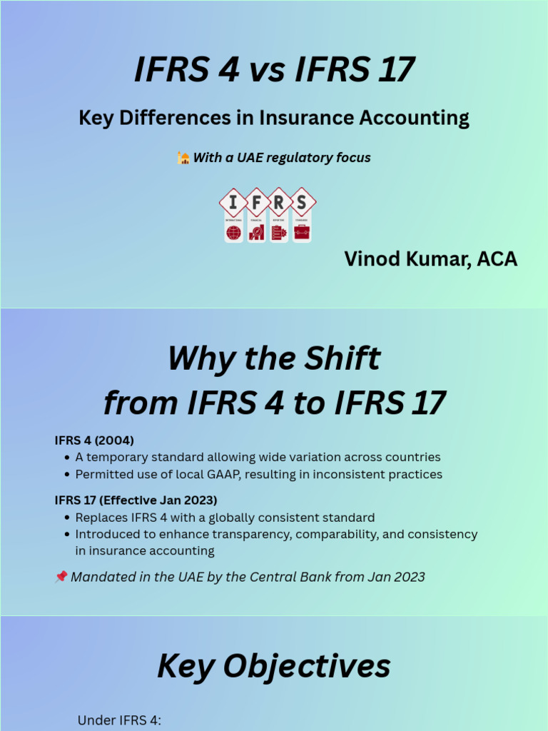 Key Differences: IFRS 4 vs IFRS 17 | PDF | International Financial ...