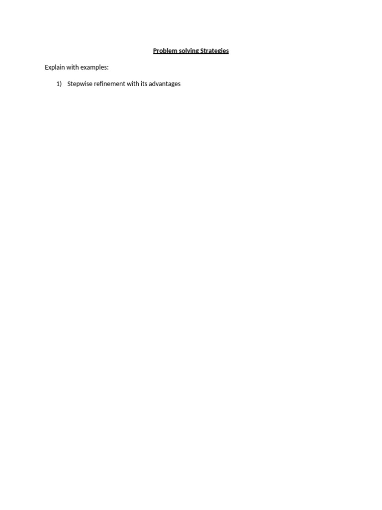 Unit 2 - Activity 4 - Problem Solving Worksheet | PDF