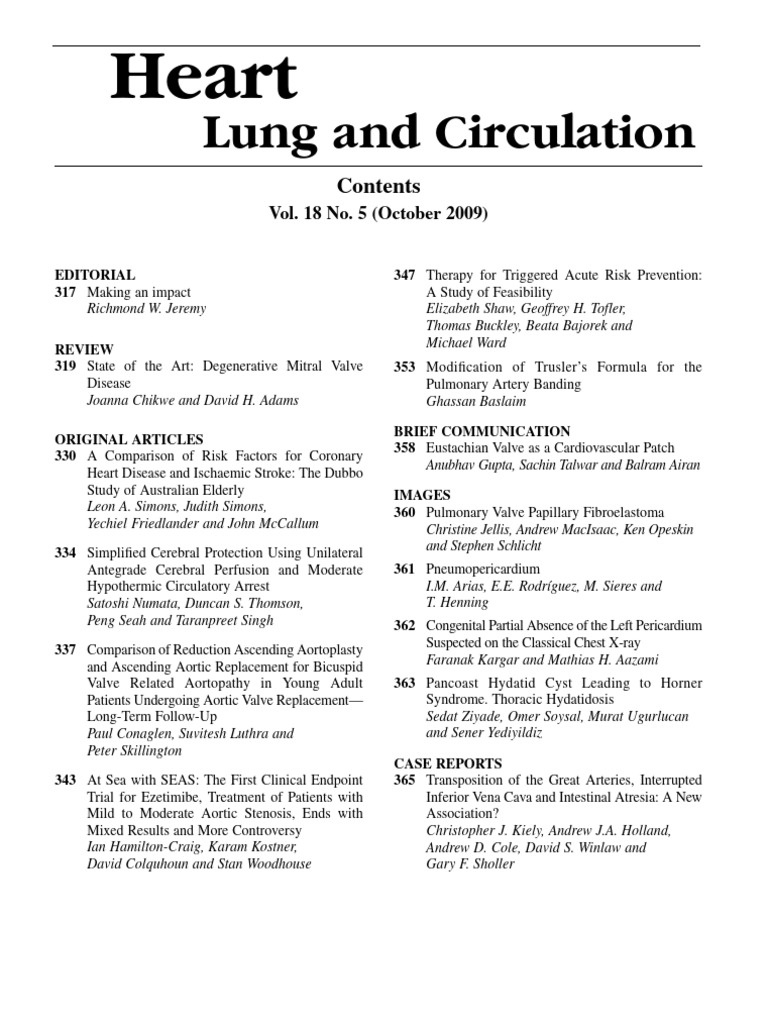 Contents HLC | PDF | Circulatory System | Heart