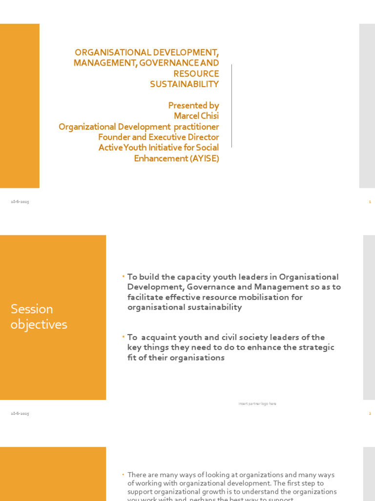 Organisational Development, Management and Governance - FACT PDF | PDF ...