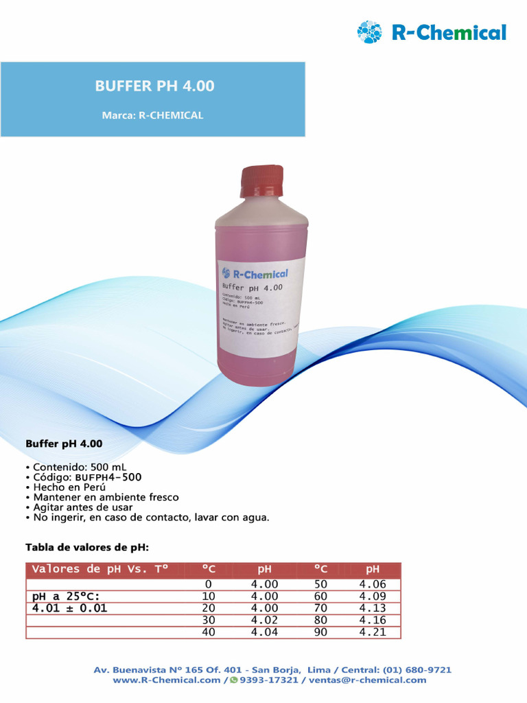 Buffer PH 4 | PDF