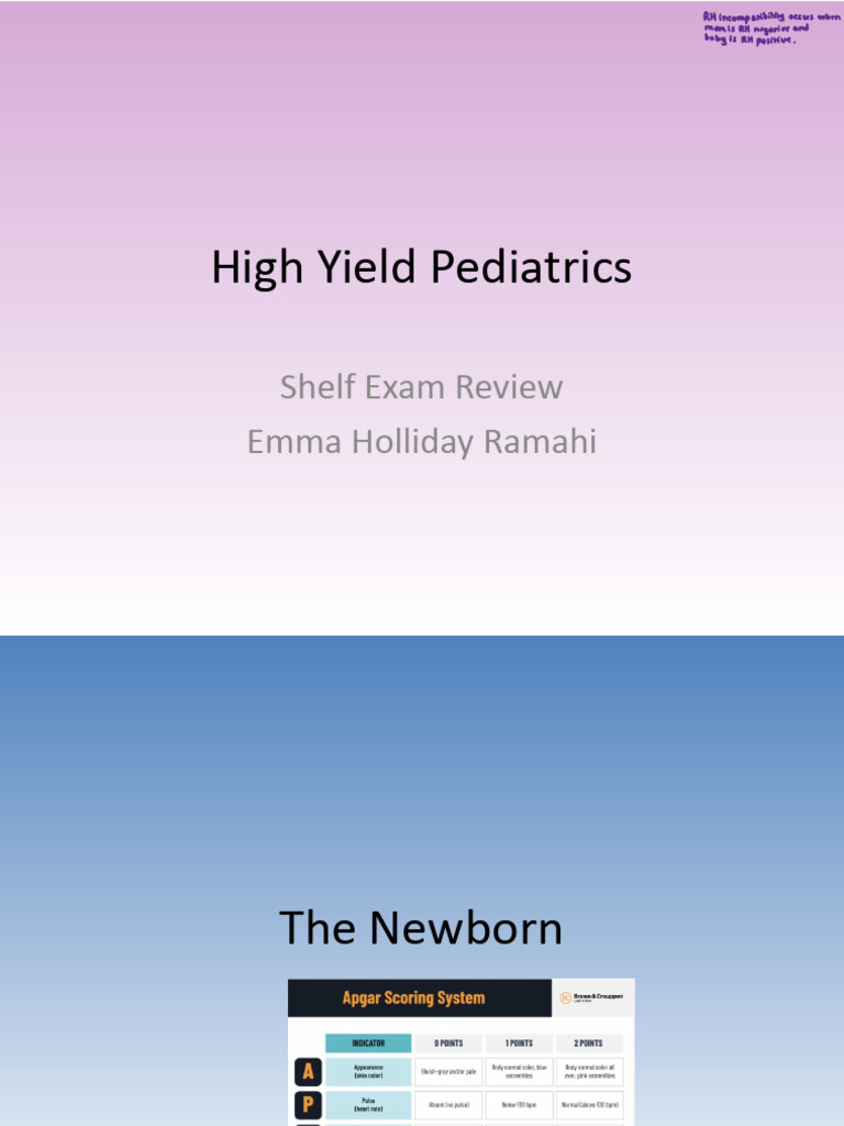 Emma Holiday PDF For Peds | PDF | Medical Specialties | Diseases And ...