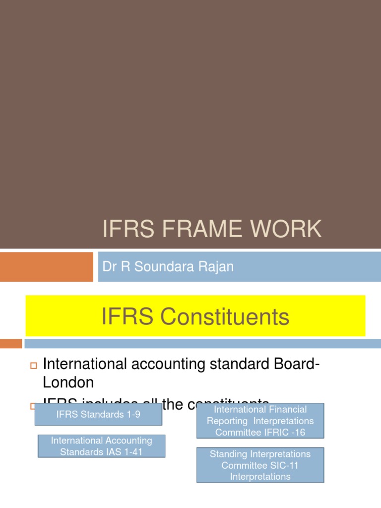 Lect-4 IFRS Frame Work | PDF | International Financial Reporting ...