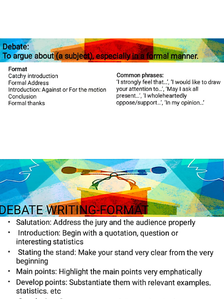 Debate Writing | PDF