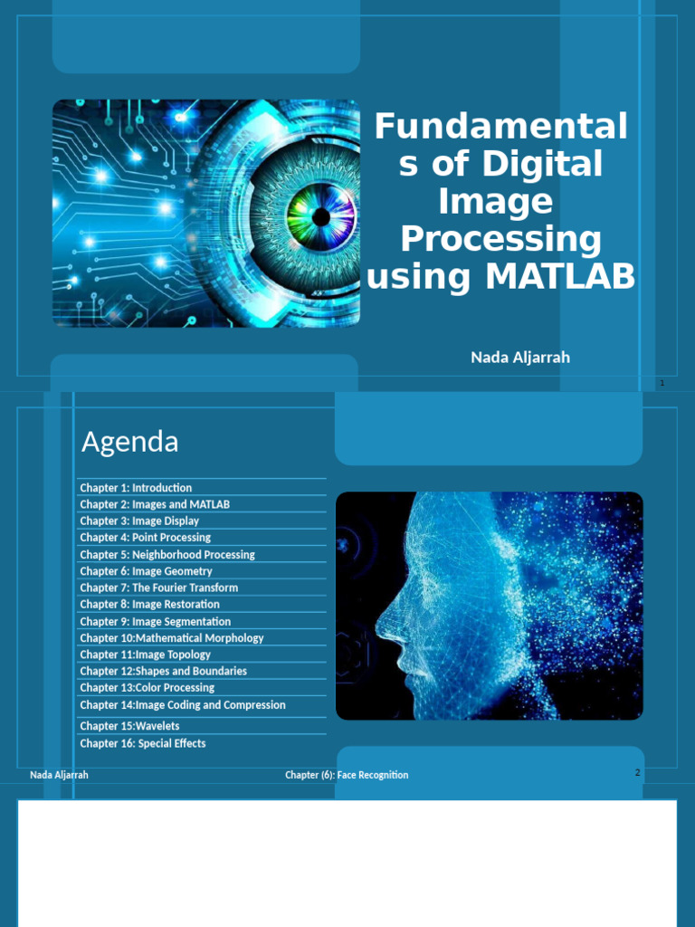 Chapter (6) Face Recognition | PDF | Vision | Algorithms
