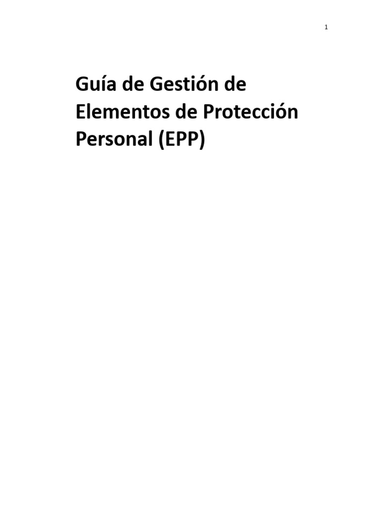 Anexo 5 Guía Procedimiento EPP | PDF | Radiación | ruido