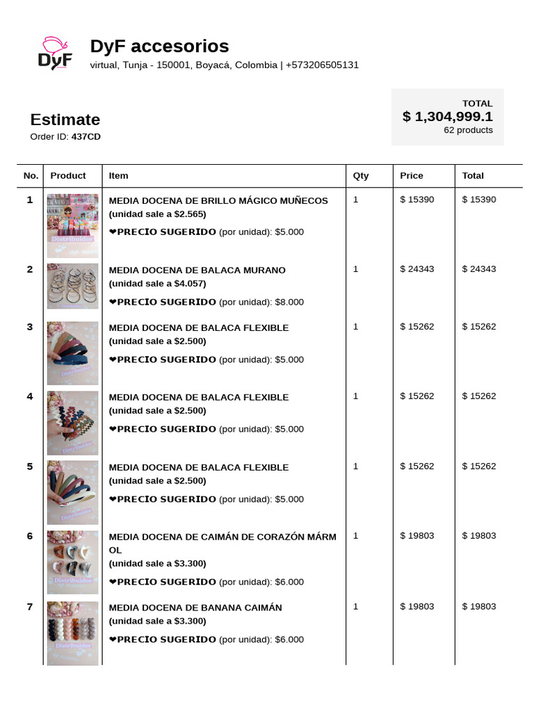 DyF Accesorios174040979552443 | PDF