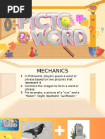 Pictoword Game Mechanics Explained | PDF
