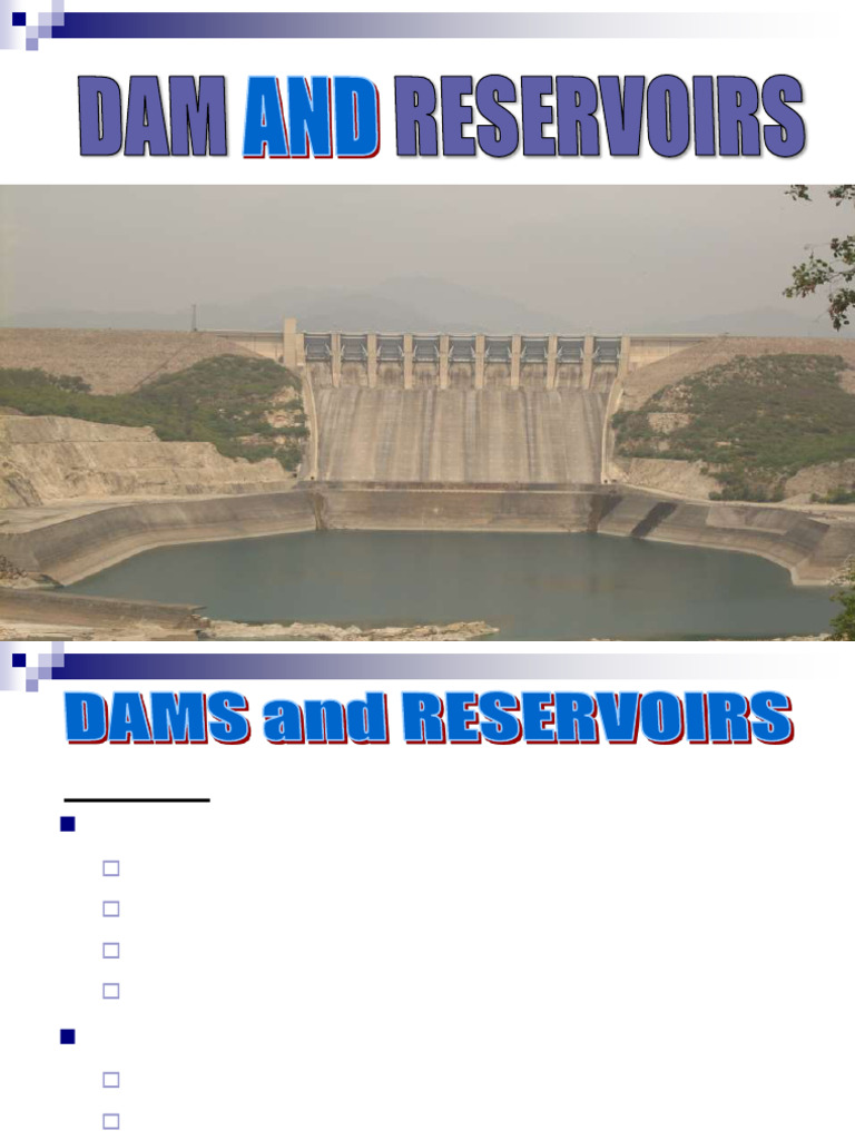 Introduction to Dams and Reservoirs | PDF | Spillway | Dam