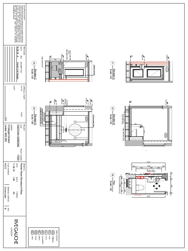 02.02 CG Powder Room Elevations | PDF