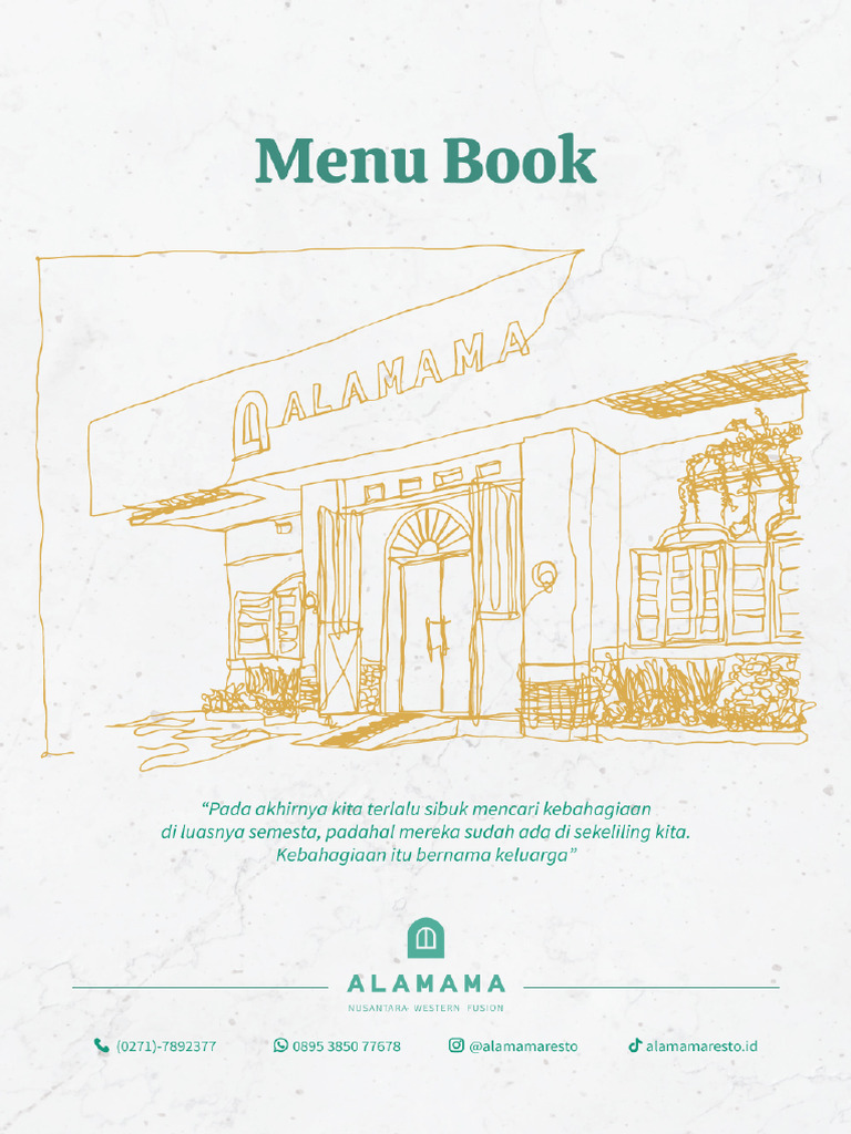 Menu Alamama 2024 | PDF