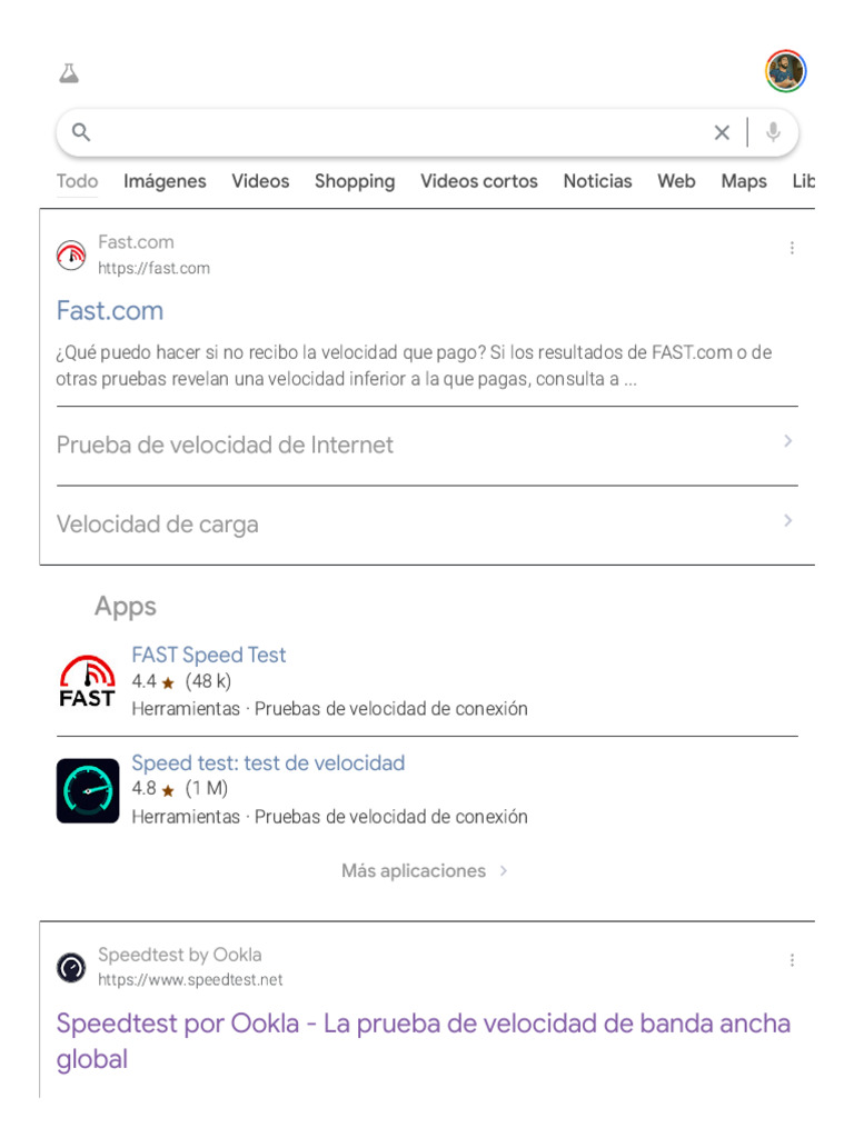 Prueba de Velocidad con Fast.com | PDF | Internet | Tecnología de ...