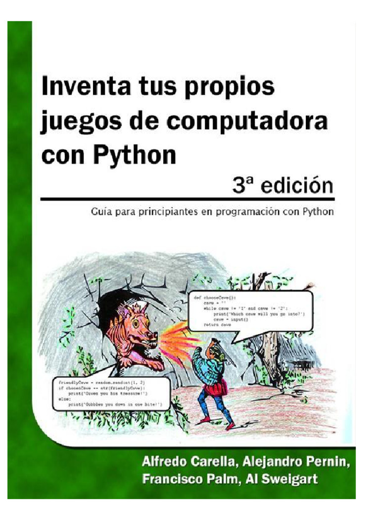 Desarrolla Juegos en Python Part 1 | PDF | Lenguaje de programación | Programación de computadoras